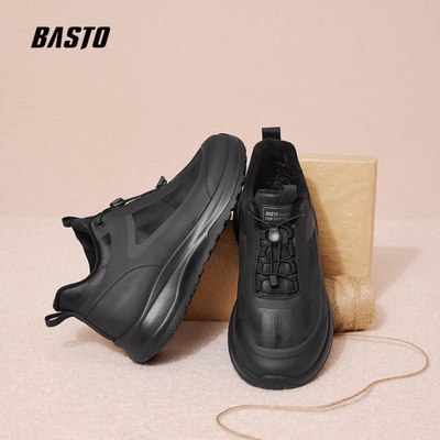 BASTO/百思图男鞋加绒运动休闲鞋