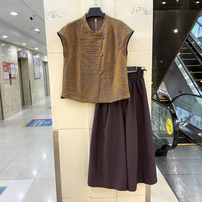 JY26XT039马甲两件套裤