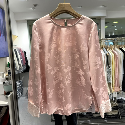 CZ26009蝴蝶提花国风衬衫