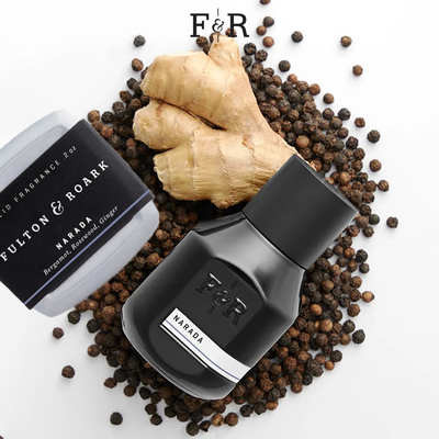 Fulton Roark-佛手柑黑胡椒小豆蔻玫瑰木复杂迷人液体固体香水