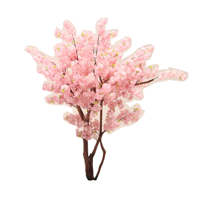 多层仿真樱花树许愿树造景布置