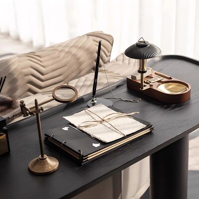 复古轻奢雪茄套装放大镜