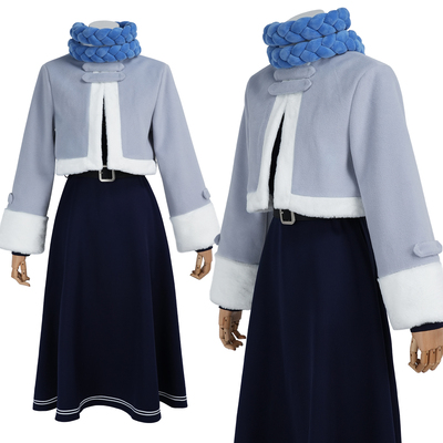 HOLOUNCOSER小欧家芙莉莲菲伦冬服连衣裙COS服常服面料