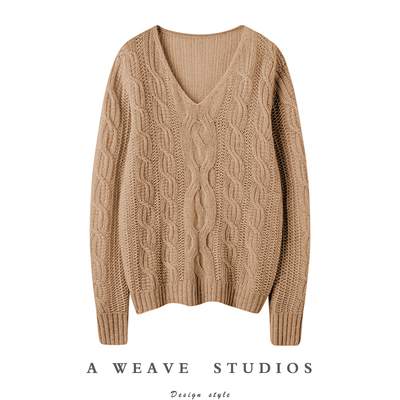 金贝绒高端100%纯山羊绒衫