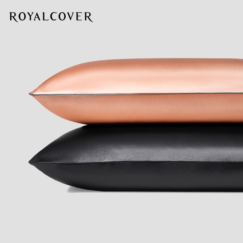 ROYALCOVER/罗卡芙家纺 新巴洛克床品配件烫钻真丝枕套(一个装)