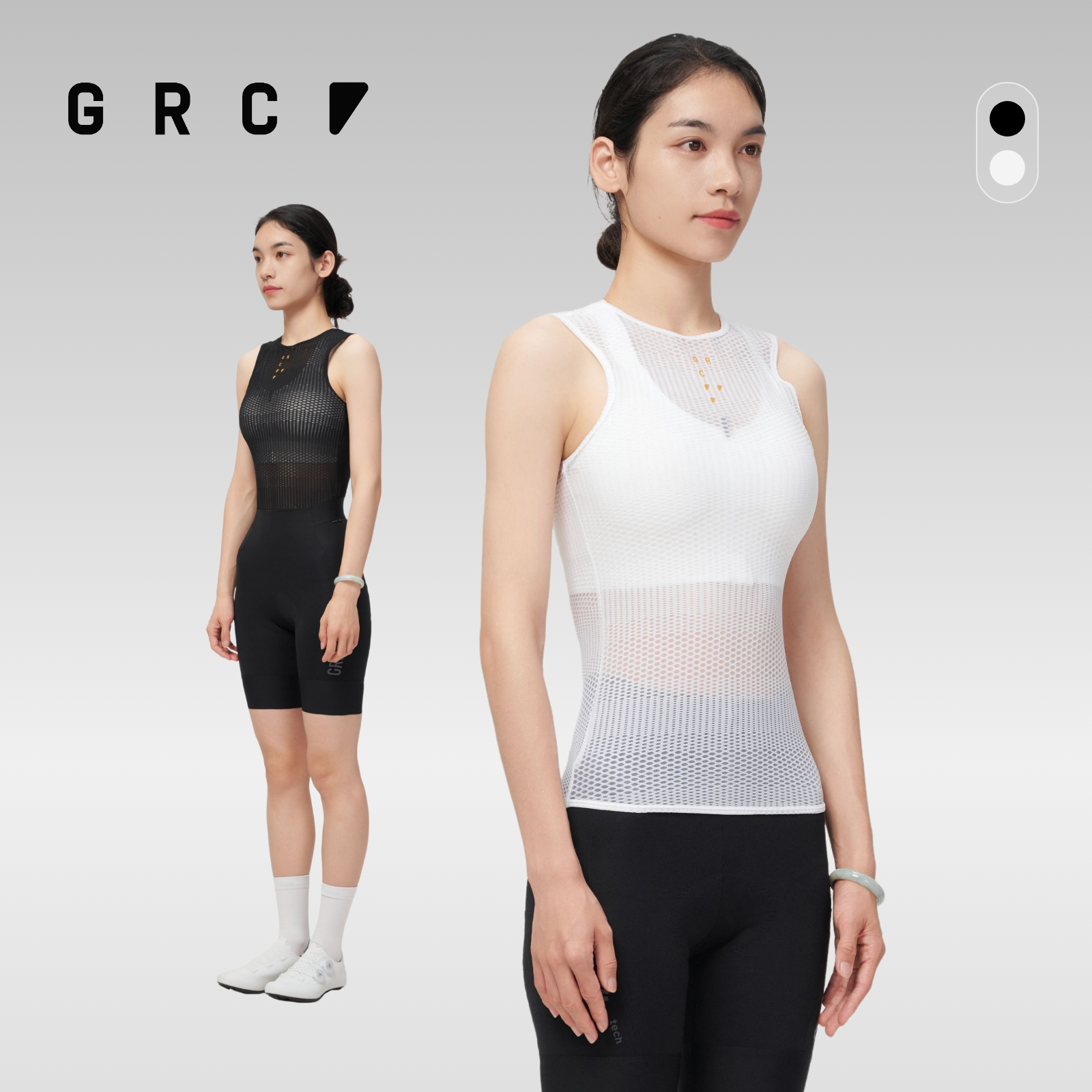 GRC夏季TECH LAB风洞自行公路车骑行服骑行上衣排汗衫打底内搭女