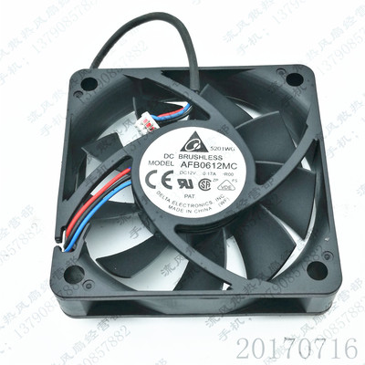 原装 台达 AFB0612MC -ROO 12V 0.17A 6015 3线 投影机散热风扇