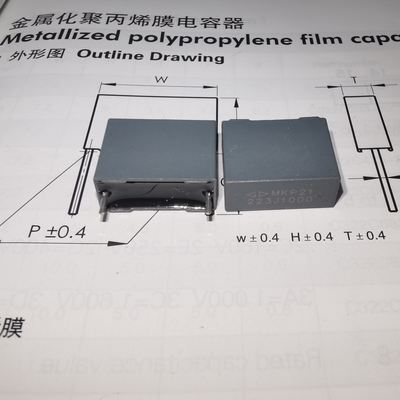 厦门法拉C323A223J60C000 MKP21 223 1000V聚丙烯膜 校正安规电容