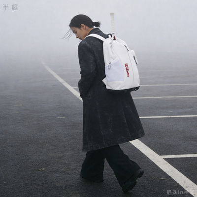 黑雾低首独行  负白不问归途 | Wilson  威尔胜 抽绳网球包大容量