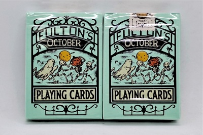 美國進口 Fulton's October UV Glow V4 萬聖節 花切收藏 撲克牌