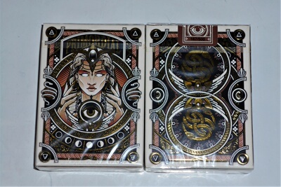 國原裝進口 Primordial Aether Gilded 原始神灵 花切限量撲克牌