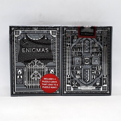 美國原裝進口 ENIGMAS Midnight Edition 謎題午夜 收藏 撲克牌