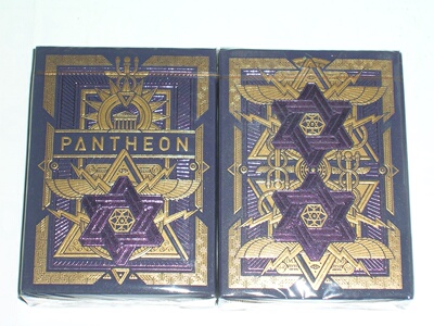 美國原裝進口 PANTHEON Playing Cards 眾神殿 花切收藏 撲克牌