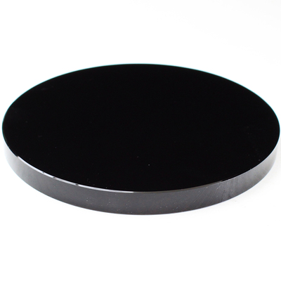 如鸿天然黑曜石圆形水晶石头片