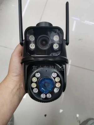 6MP跨境双画面网络摄像头icsee超级看看户外摄像机wifi camera