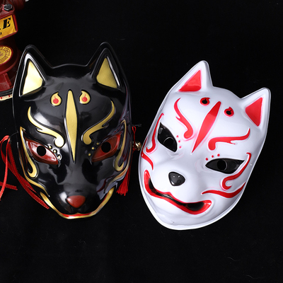 日式狐狸狗头面具荧火之森舞会成人漫展男女面具cos万圣派对道具