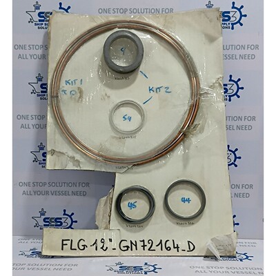 KSB amri FLG 12 英寸垫片套件 GN72164-D 铜 O 形环 G-N72-164-D