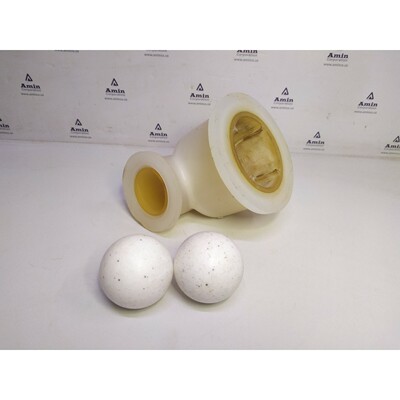 WILDEN Pompe 8 Polypropylène Coude avec Valve Balles 2pcs