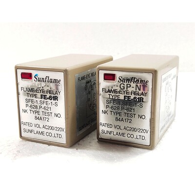 SUNFLAME FE-61R 火焰眼继电器 AC 200/220V(批量 2)