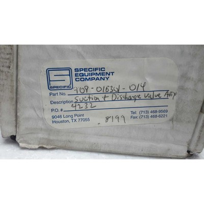 Specific Equipment Company 908-016301-014 a Ventosa & Scaric