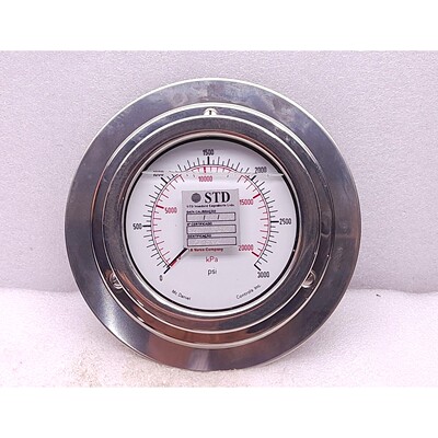 Varco Shaffer 20012207 4 1/2” Pressure Gauges 0-3000Psi 0-2