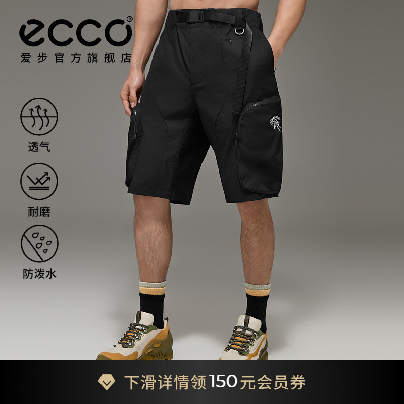 ECCO×白山联名胶囊系列 夏季透气防泼水户外软壳短裤 EW251P005