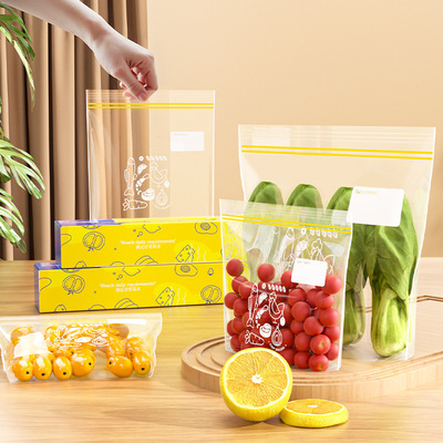 Ziplock Food Storage Bags Resealable Plastic Bags Snack55pcs