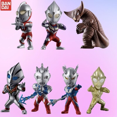 O乐翻天O万代奥特曼大集结CONVERGE MOTION系列 迪迦泽塔赛罗盒蛋