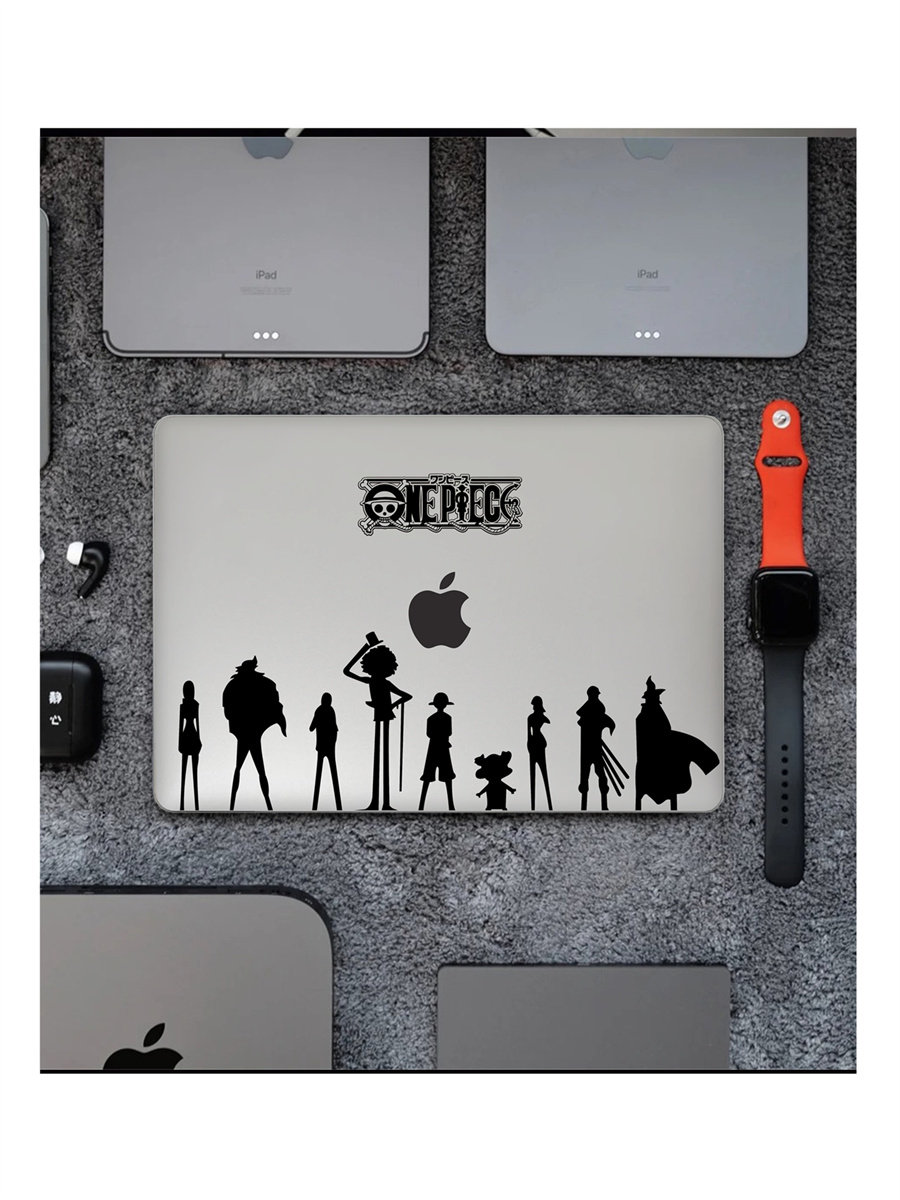 适用苹果笔记本macbookpro保护壳透明14air13.6海贼王路飞电脑套