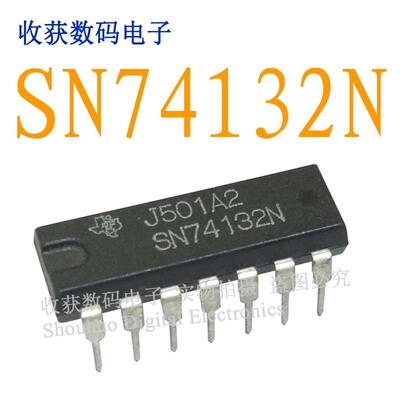 SN74132N逻辑芯片液晶屏DIP14继电器驱动板74HC132液晶屏模块IC