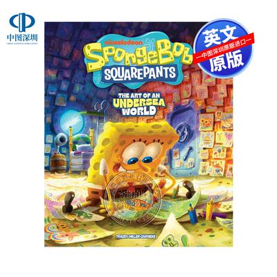 预售英文原版 海绵宝宝25周年海底世界艺术设定集 精装画集画册 SpongeBob SquarePants The Art of an Undersea World 电影周边书