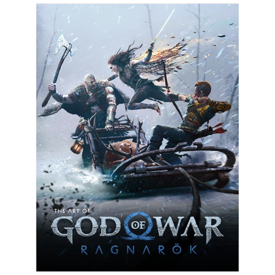 英文原版 战神 诸神黄昏 精装游戏艺术设定集 大开版 The Art of God of War Ragnarök 概念画册 索尼PS5游戏设计周边书