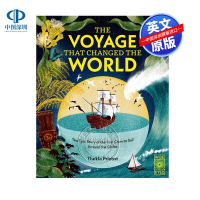 预售英文原版 改变世界的航行 首批环球航行船员的冒险故事小说 精装 The Voyage That Changed The World 费迪南德·麦哲伦