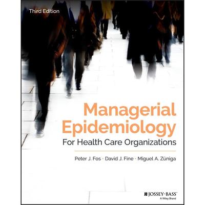 【预售 按需印刷】英文原版管理流行病学健康 3e PManagerial Epidemiology Health 3e P原装进口正版书籍
