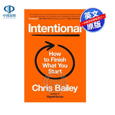 英文原版 Intentional: How to Finish What You Start 刻意生活 Bailey  Chris 金融管理 精装 美版