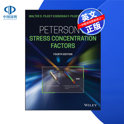 【预售 按需印刷】Wiley出版 彼得森压力集中系数 Peterson's Stress Concentration Factors 进口英文正版书籍