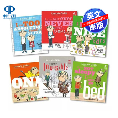 英文原版 查理和罗拉 6册套装 Charlie & Lola 6 Copy Shrinkwrap  儿童启蒙 亲子互动学习绘本 进口英文正版书籍