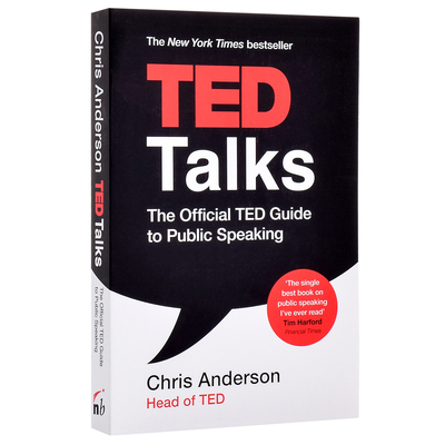 英文原版 TED官方版演讲指南 克里斯安德森 演讲的力量 TED Talks The Official TED Guide to Public Speaking 自我提升管理读物