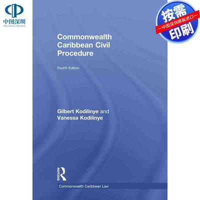 预售【按需印刷】英文原版 英联邦加勒比海地区民事程序 Commonwealth Caribbean Civil Procedure 原装进口正版书籍