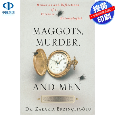 预售 按需印刷 英文原版 蛆虫、谋杀与男人 Maggots  Murder  and Men 进口书籍正版