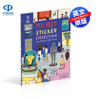 现货英文原版 我的贴纸收藏：制作你自己的贴纸博物馆 My Met Sticker Collection: Make Your Own Sticker Museum