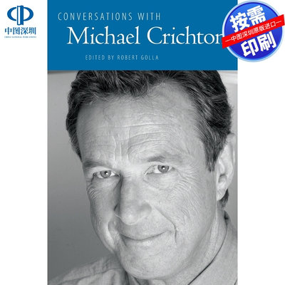 预售【按需印刷】英文原版 与迈克尔·克莱顿的对话 Conversations with Michael Crichton 原装进口正版书籍