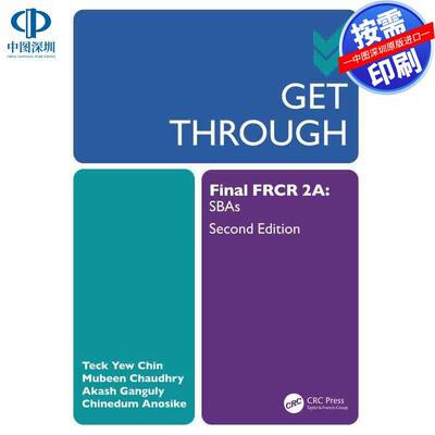 预售【按需印刷】英文原版 通过最终FRCR 2A Get Through Final FRCR 2A 原装进口正版书籍