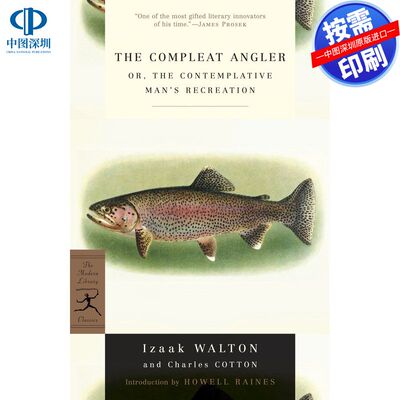 预售【按需印刷】预售 完美的渔夫预售 The Compleat Angler企鹅兰登出版 进口书籍正版