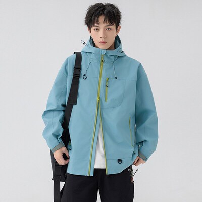 休闲男女装新品港风冲锋衣 多巴胺穿 1404-2-7870-p45