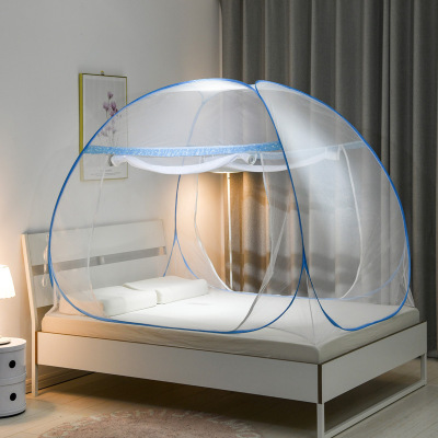 蒙古包蚊帐免安装可折叠家用宿舍上下铺mosquito net工厂