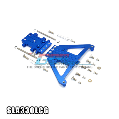 TRAXXAS SLASH 4X4 MODEL 68086-21铝合金前波箱底座+不锈钢螺丝