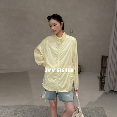 JVV十三行2026夏季新款轻户外休闲防晒上衣宽松显瘦外套女潮72509