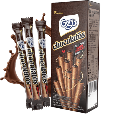 印尼Gery芝莉黑巧克力卷140g