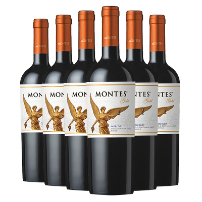 智利蒙特斯干红葡萄酒750ml×6瓶